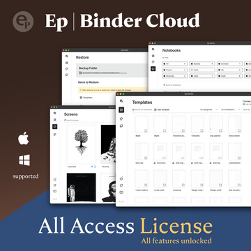 Ep Binder Cloud – Screen Personalization License – eInkPads
