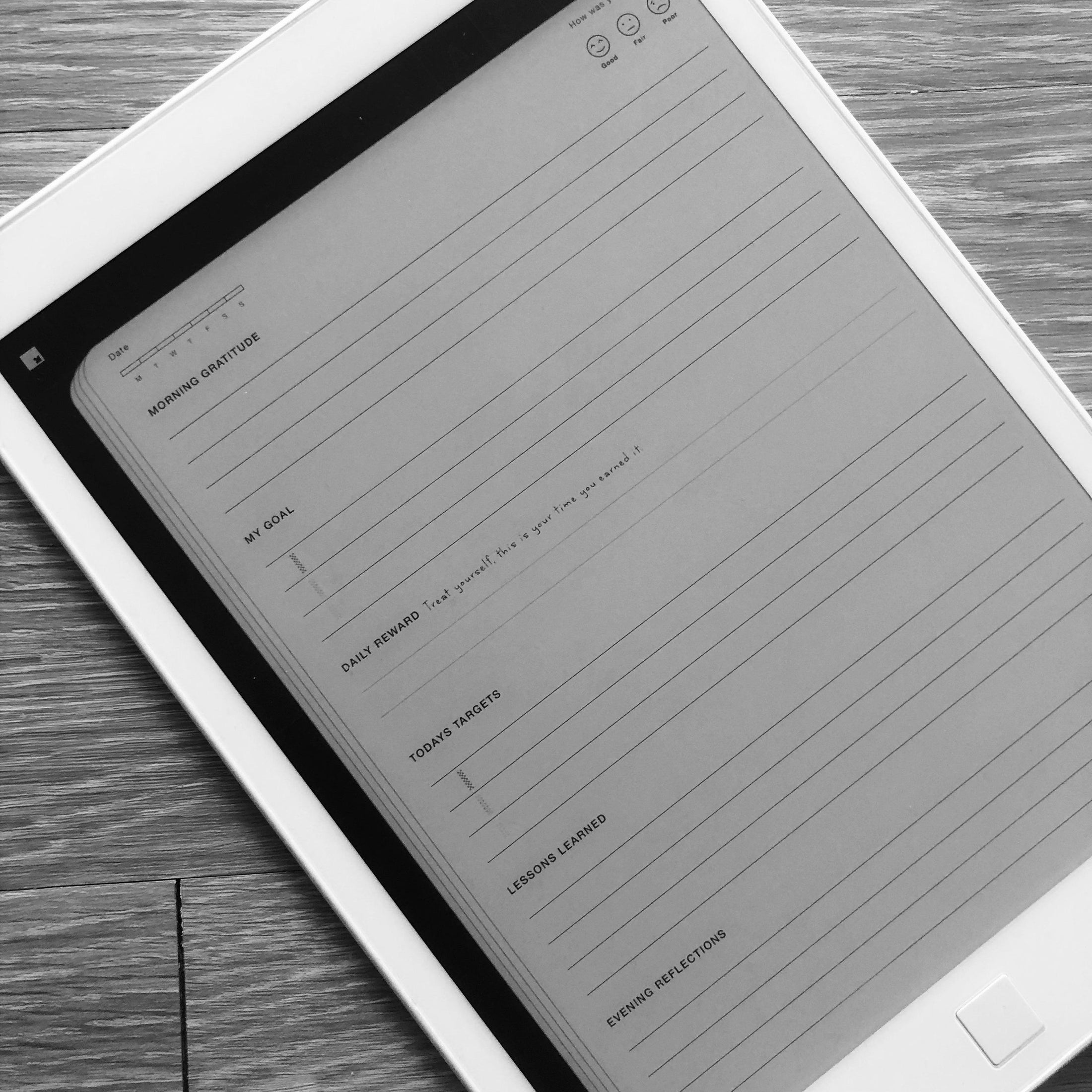 reMarkable tablet - Better Self Daily Journal Template – eInkPads
