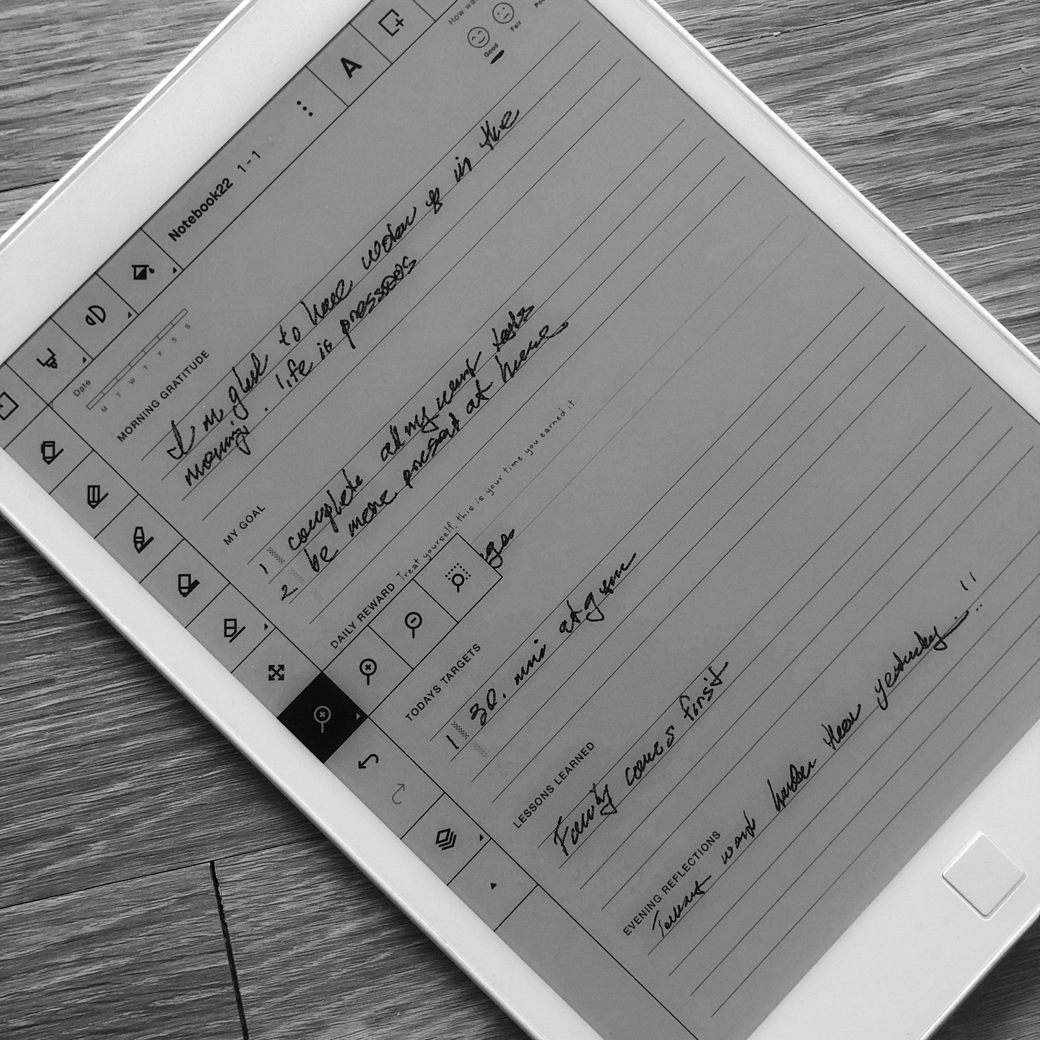 reMarkable tablet - Better Self Daily Journal Template – eInkPads