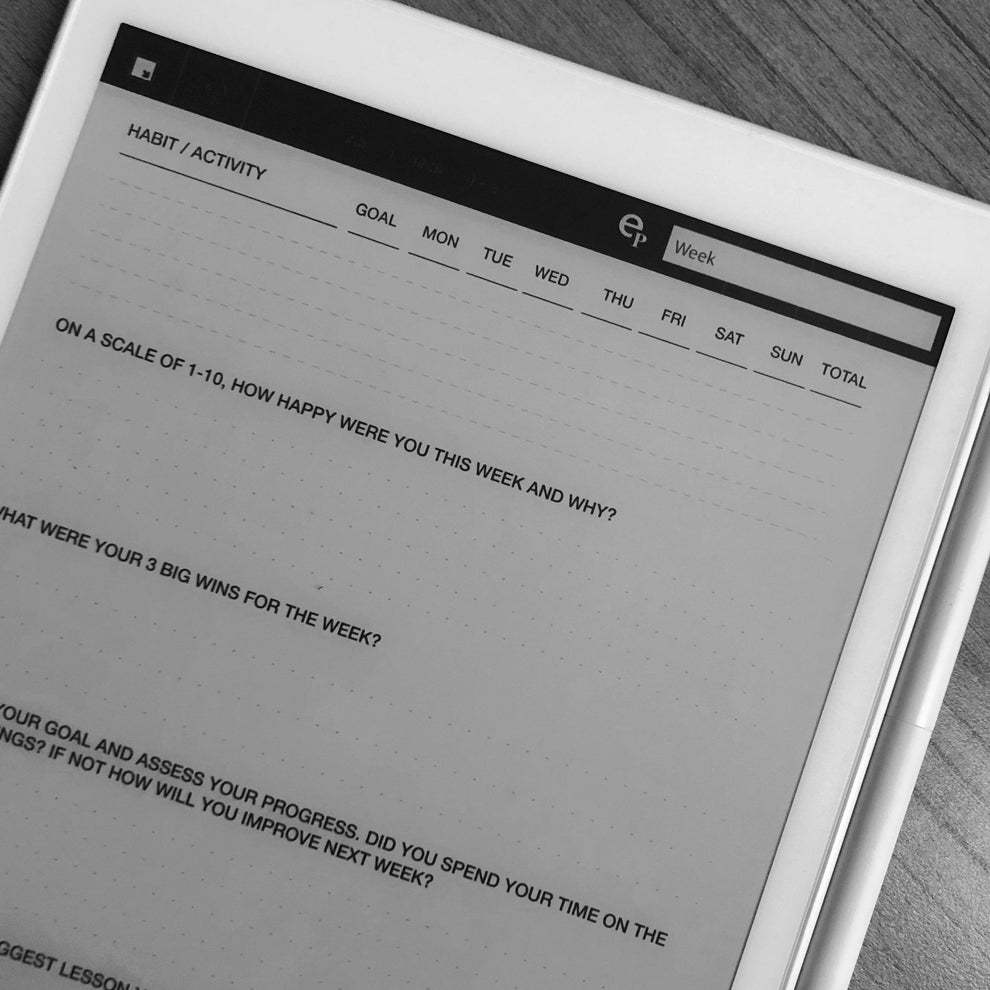 reMarkable tablet - Daily Reflection Journal Template – eInkPads