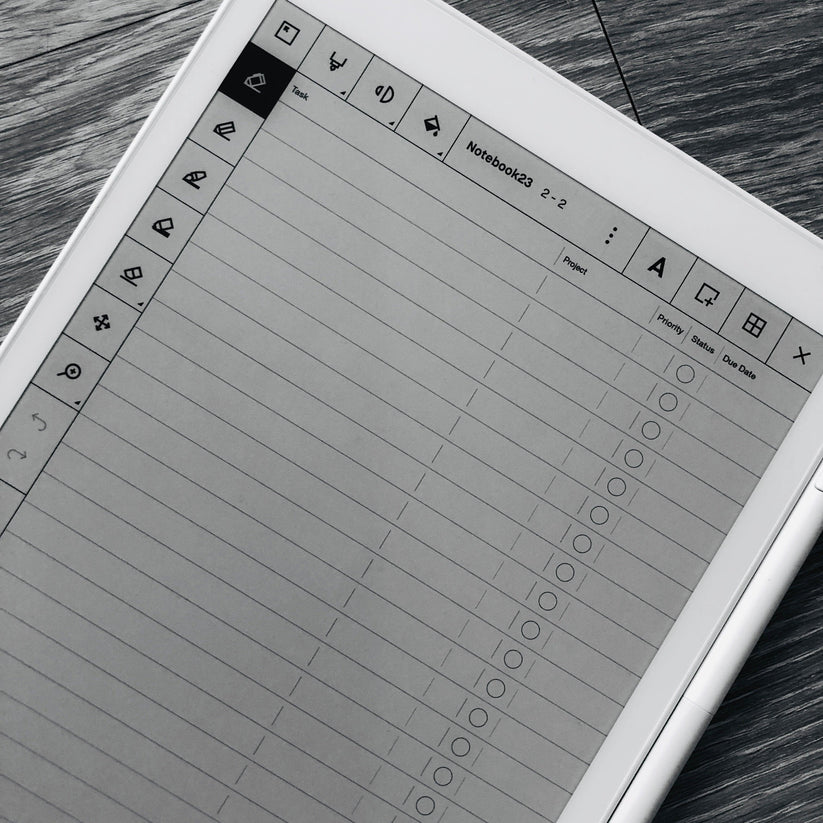 reMarkable tablet - Daily Task Status Log Template – eInkPads
