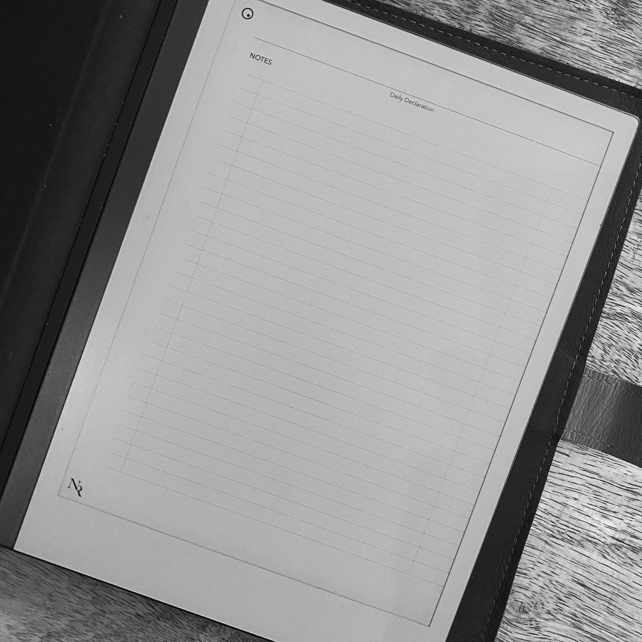 reMarkable tablet - Daily Tasks & Note Template – eInkPads
