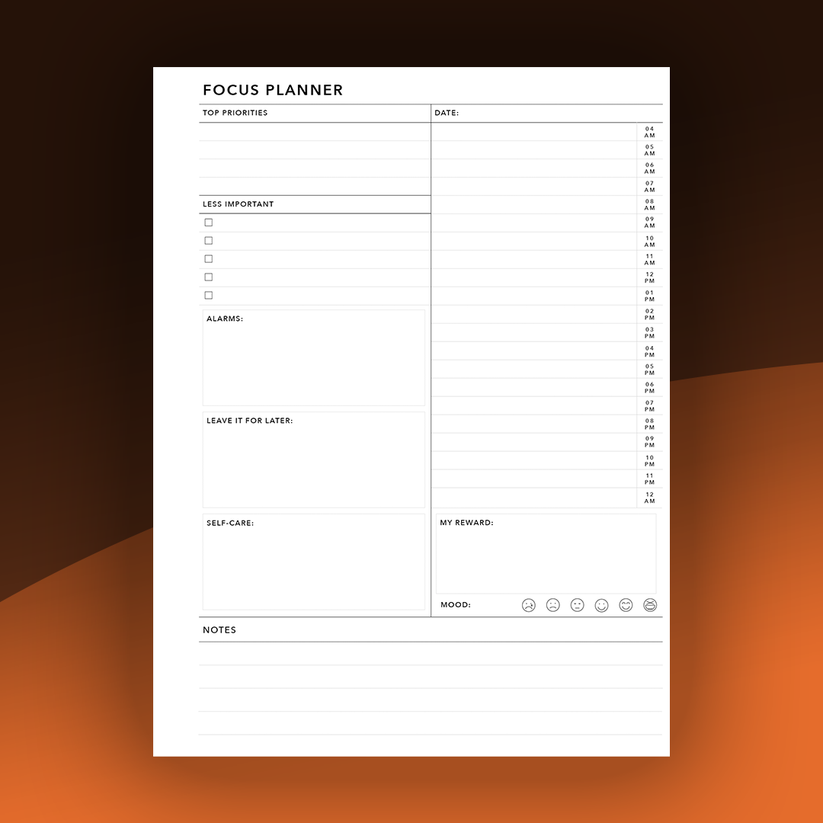ReMarkable Tablet - Focus Planner Template – eInkPads