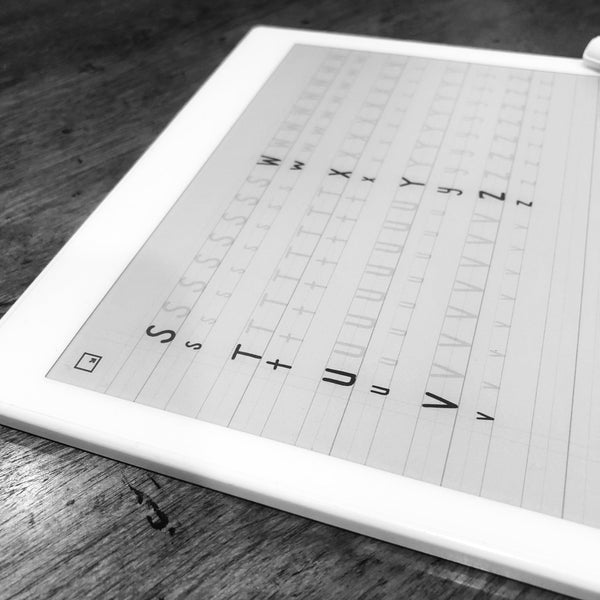 reMarkable tablet - Print Handwriting Guide Template – eInkPads