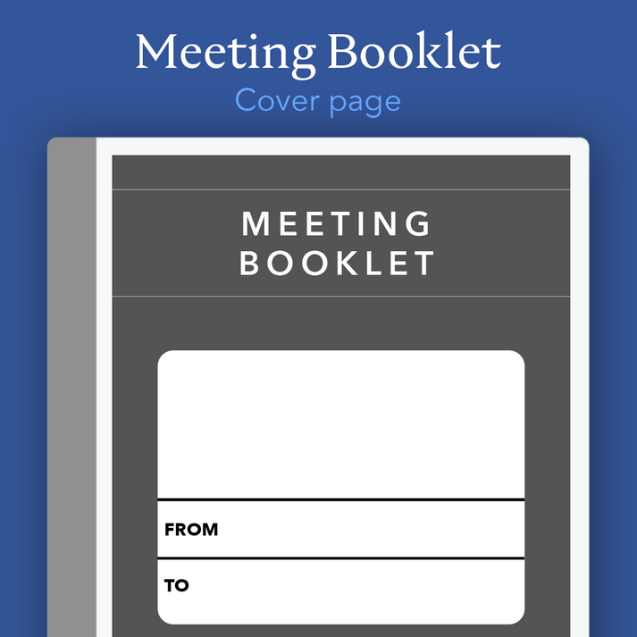 Meeting Booklet – eInkPads