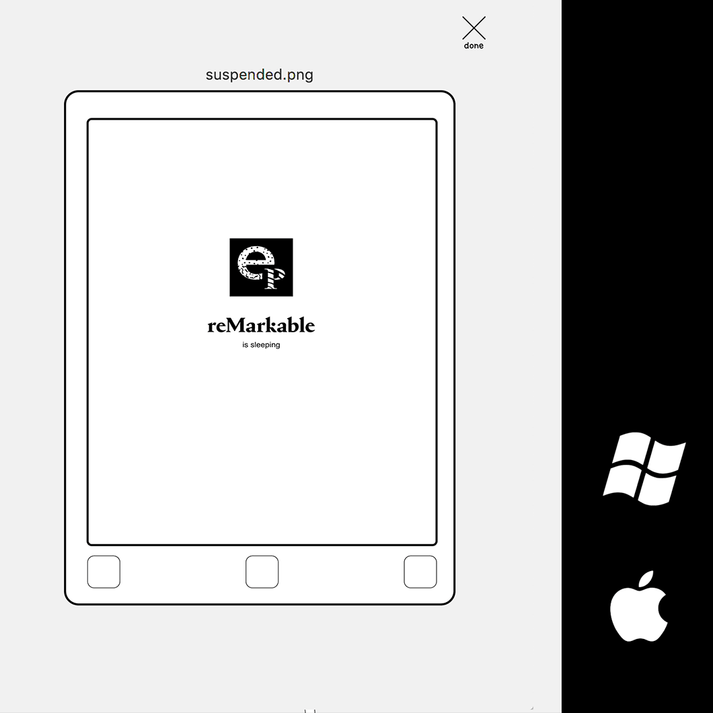 reMarkable tablet - Screen Personalizer App – eInkPads