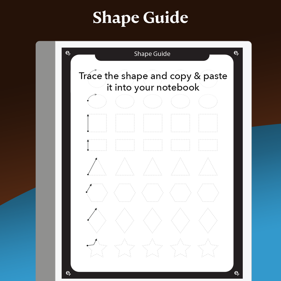 reMarkable tablet - Handwriting Practice Guides – eInkPads