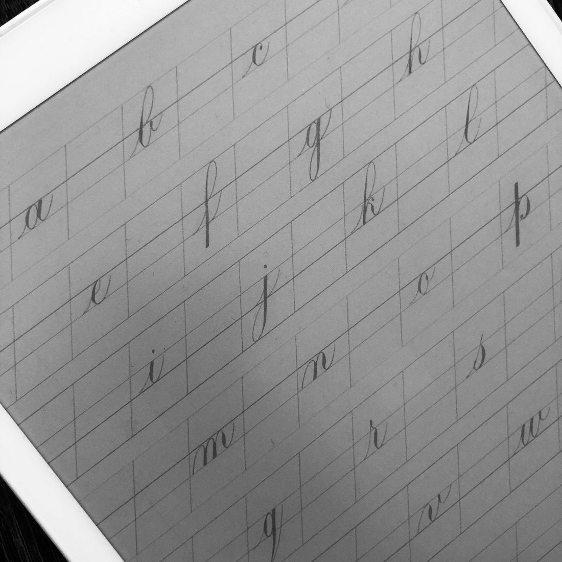 reMarkable tablet - Traceable Cursive Guide Template Bundle – eInkPads